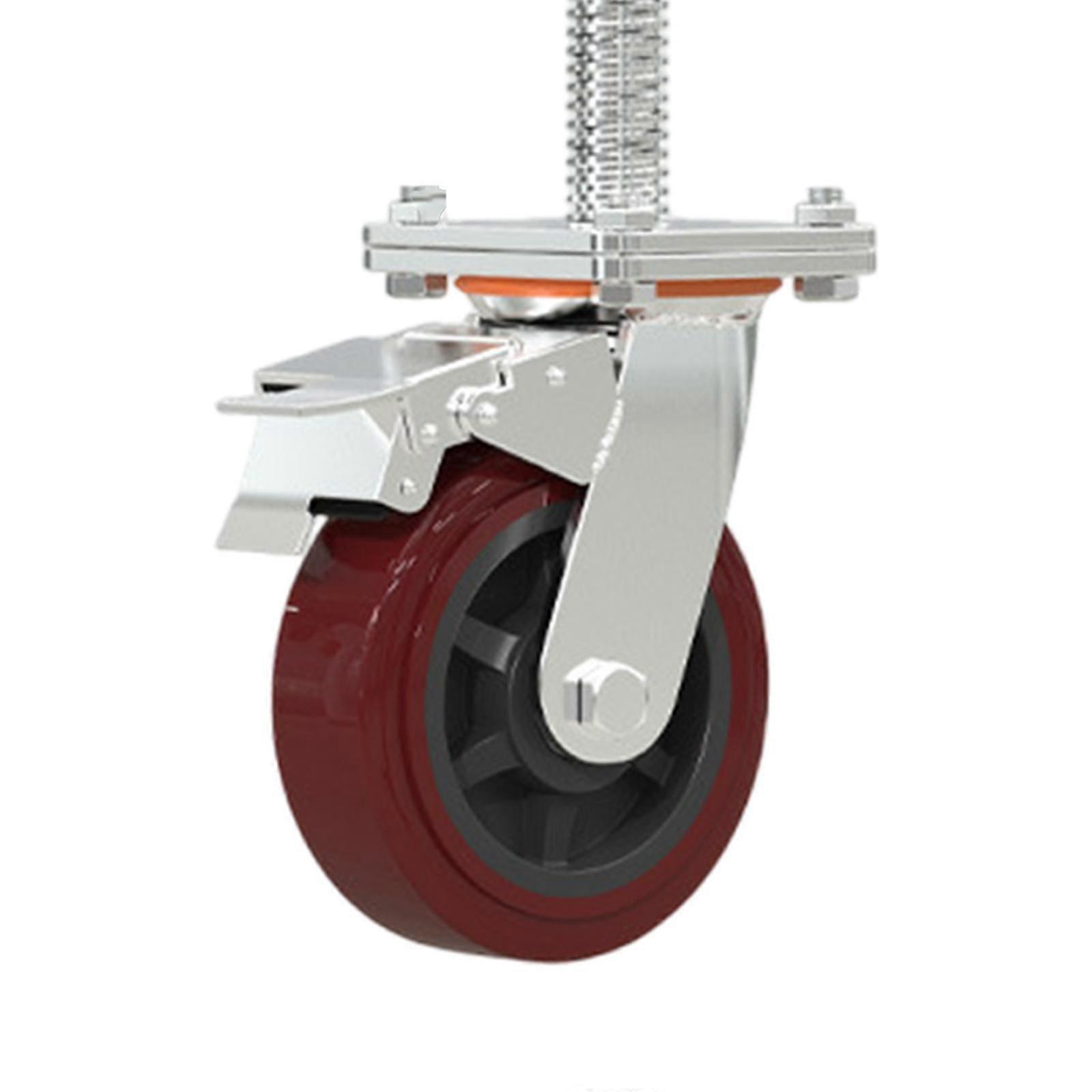 Scaffolding Wheel Heavy Duty Practicality Easy to Roll Swivel Caster 6 ...