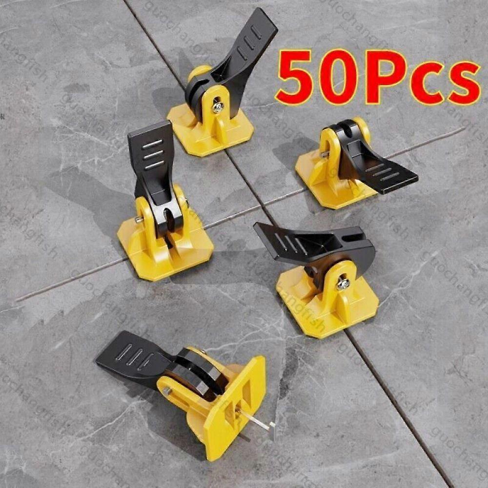 50X Tile levelling system Floor construction tool Reusable laying aid ...