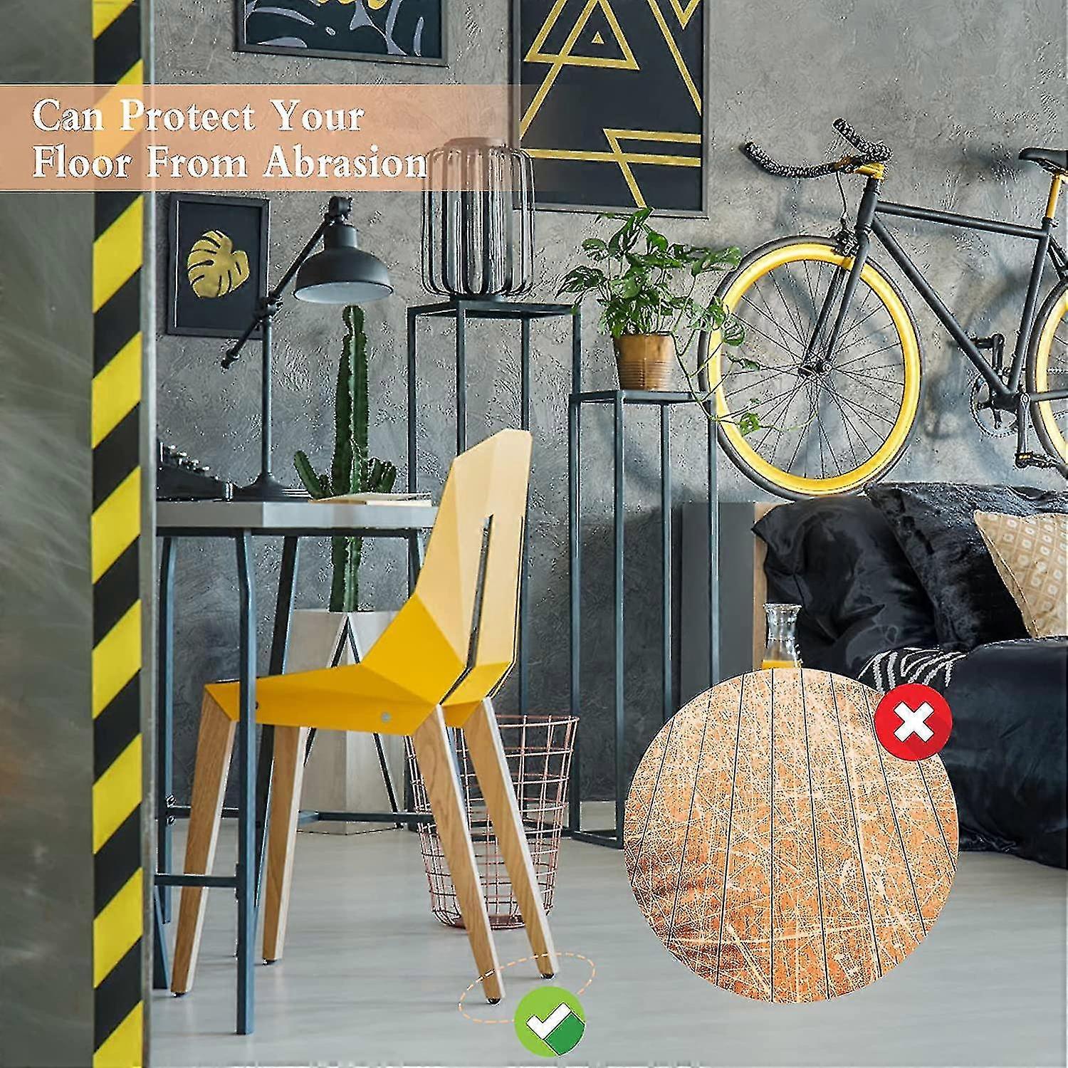 Chair Leg Cap 50 Pcs Round End Caps Chair Hose Cap Chair Leg Protection ...