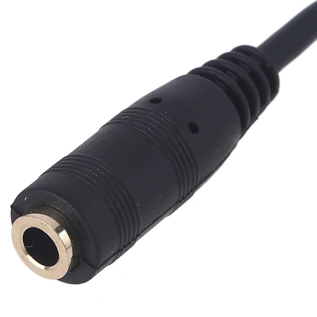 3.5mm Female To 2 Male Mono Stereo Y-cable Splitter Compatible For Home ...