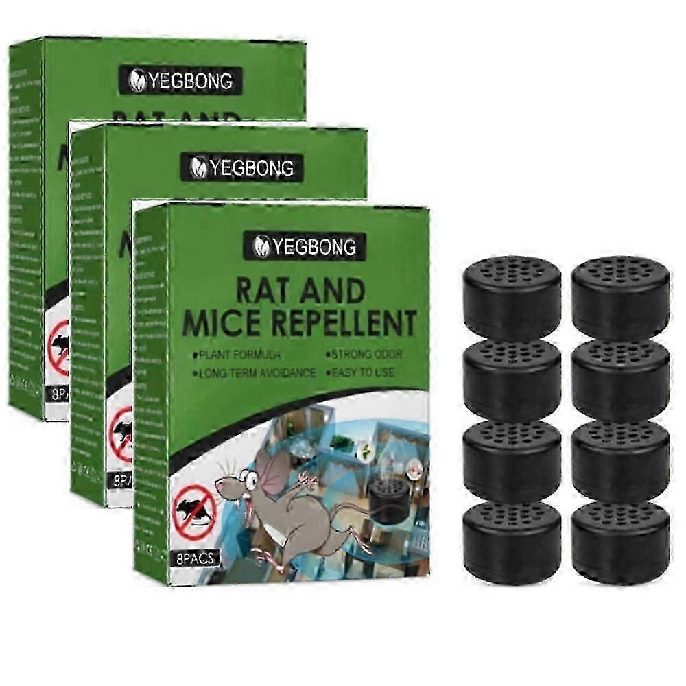 24PCS Rat Mouse Repellent Pill Repellent Peppermint Oil Mice Rodent ...