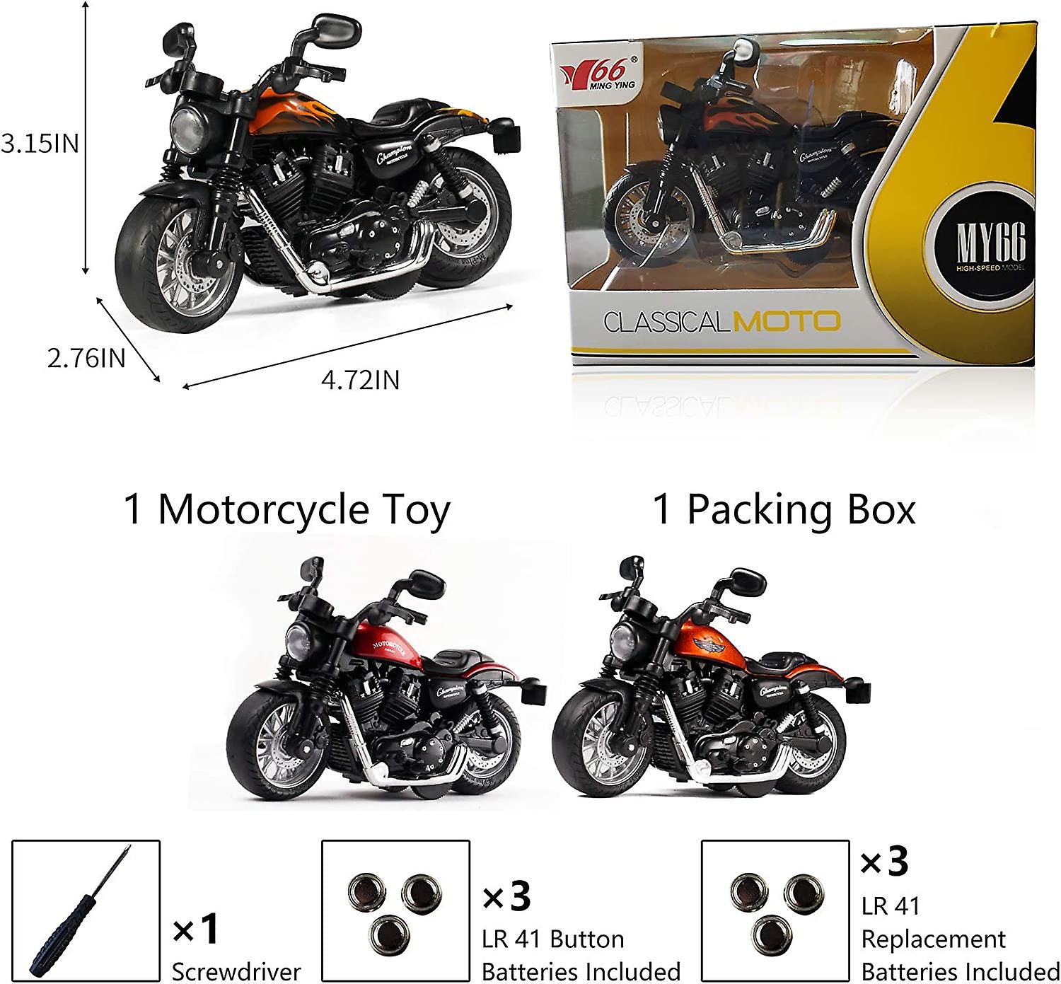 Mini Motorcycle Toy,with Light And Music Toys Motorcycle Model ,gift ...