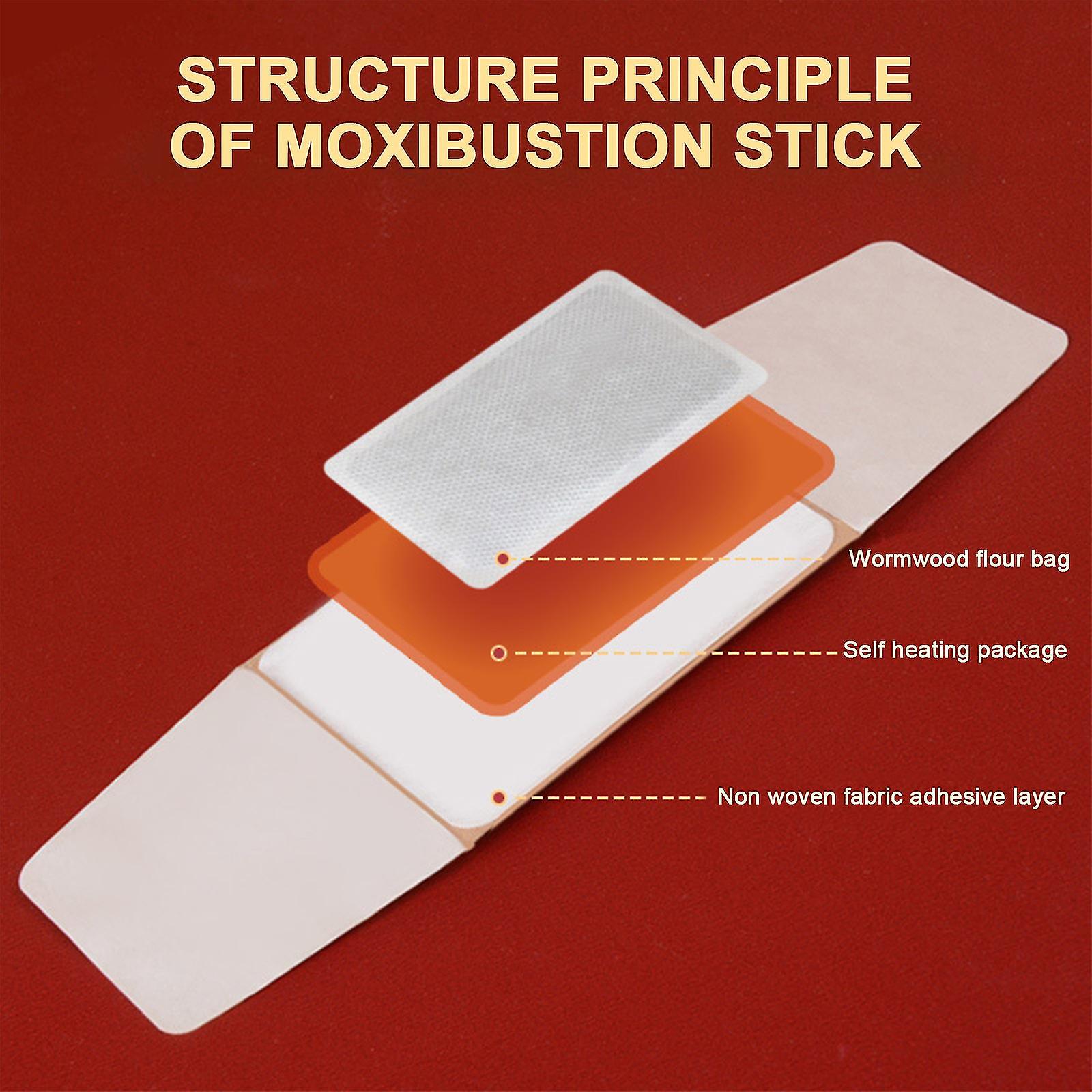 Wormwood Heating Paste Self-heating Compress Moxibustion Cervical ...