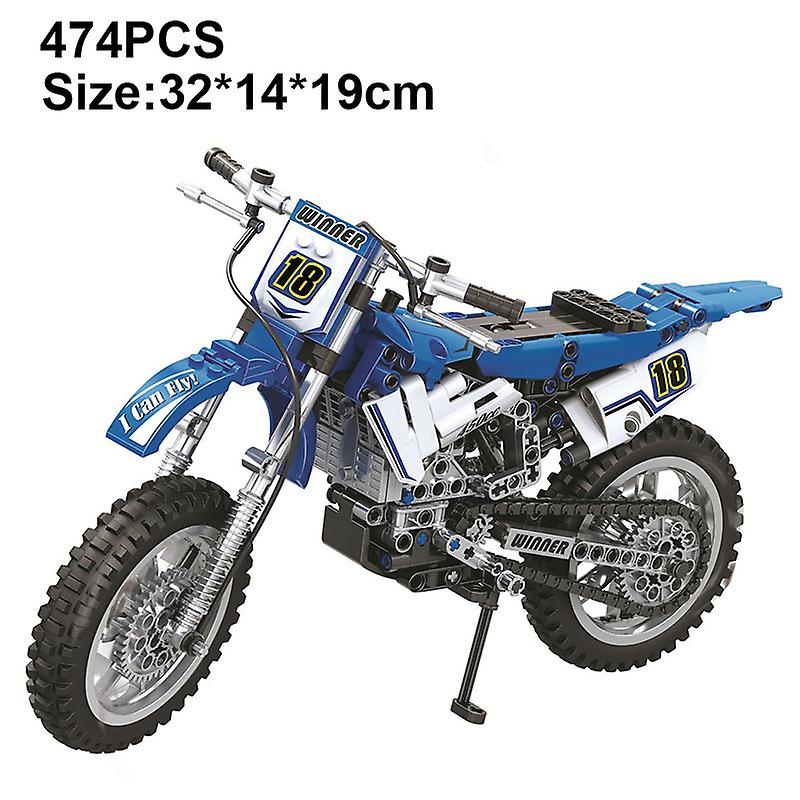 Diy Children's Motorcycle Child Block Rc Motorcycle Toy For Children ...