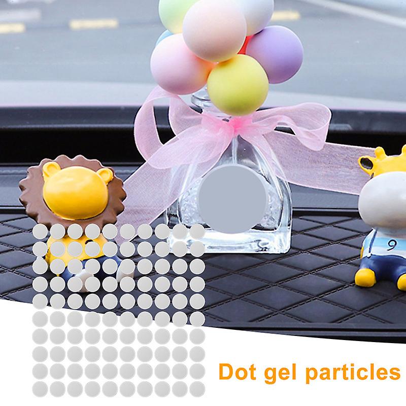 100Pcs Clear Double Sided Sticky Dots High Transparency Strong ...
