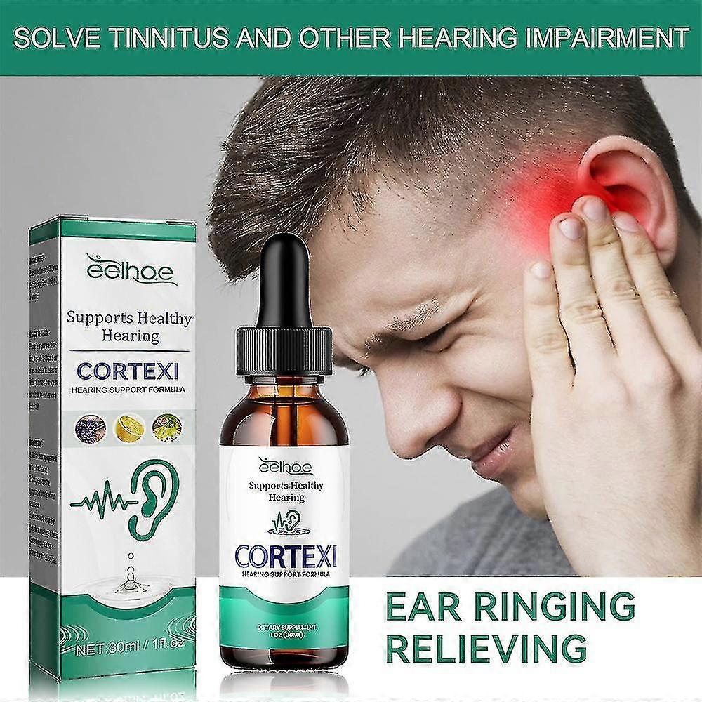 1/2/3Pcs Tinnitus Ear Drops Treatment Itching Earache Hard Hearing ...