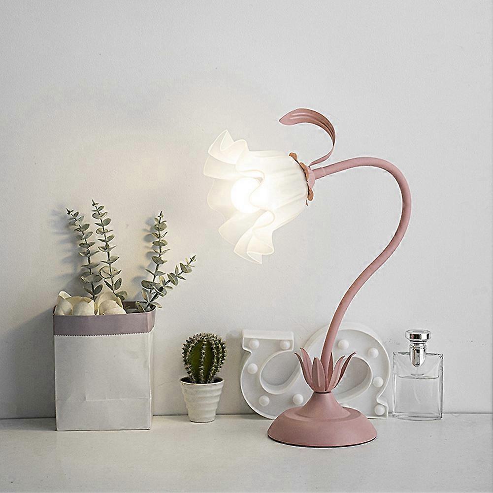 Cute Flower Table Lamp, 3 Color Temperature Table Lamp with LED Bulb ...