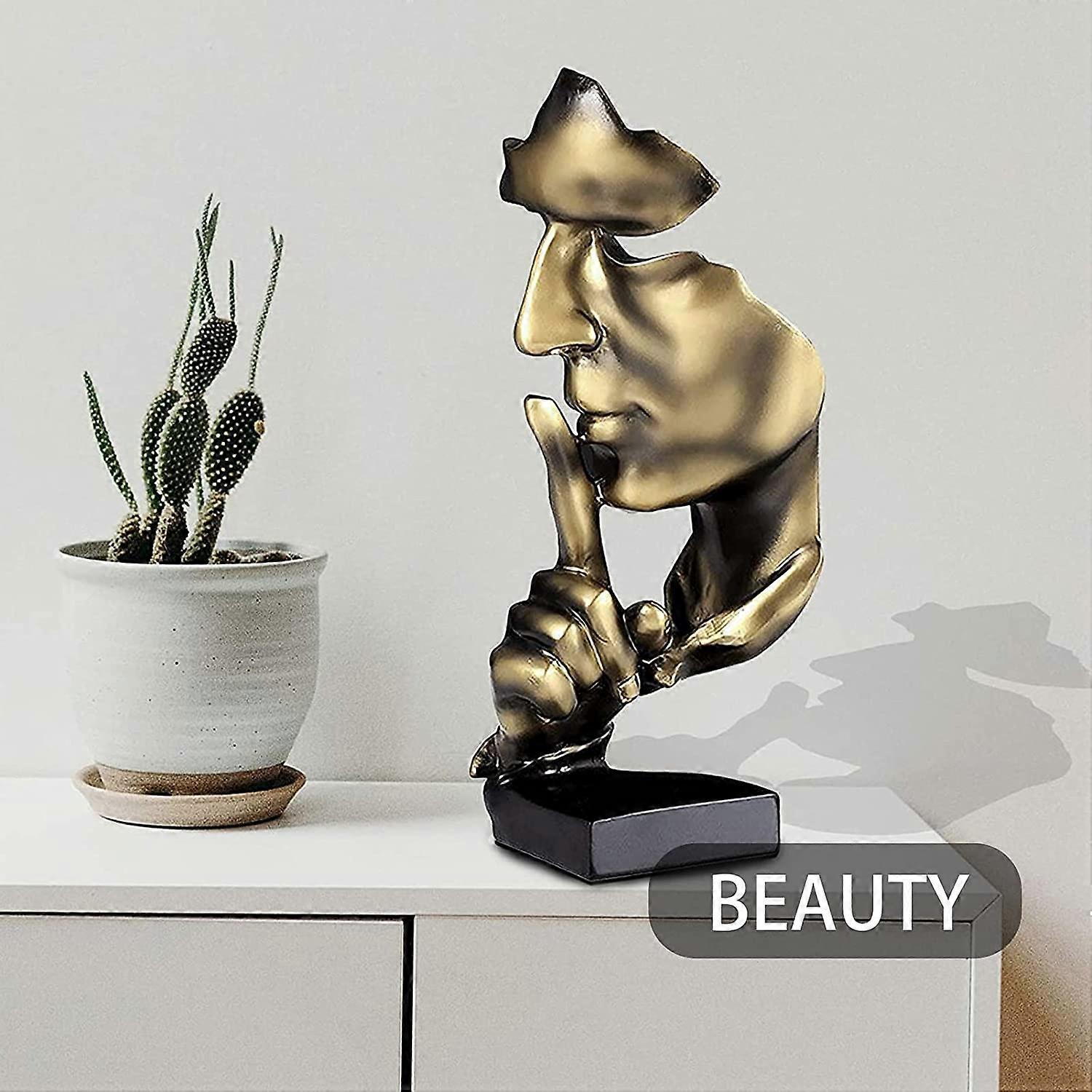 Silence Of The Thinker, Creative Thinker Statue Abstract Silence Is ...