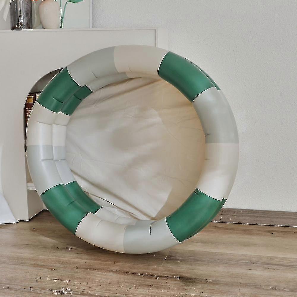 Pool Buoy Round Inflatable Pool Stripe Backyard Kiddie Pool - Premium ...