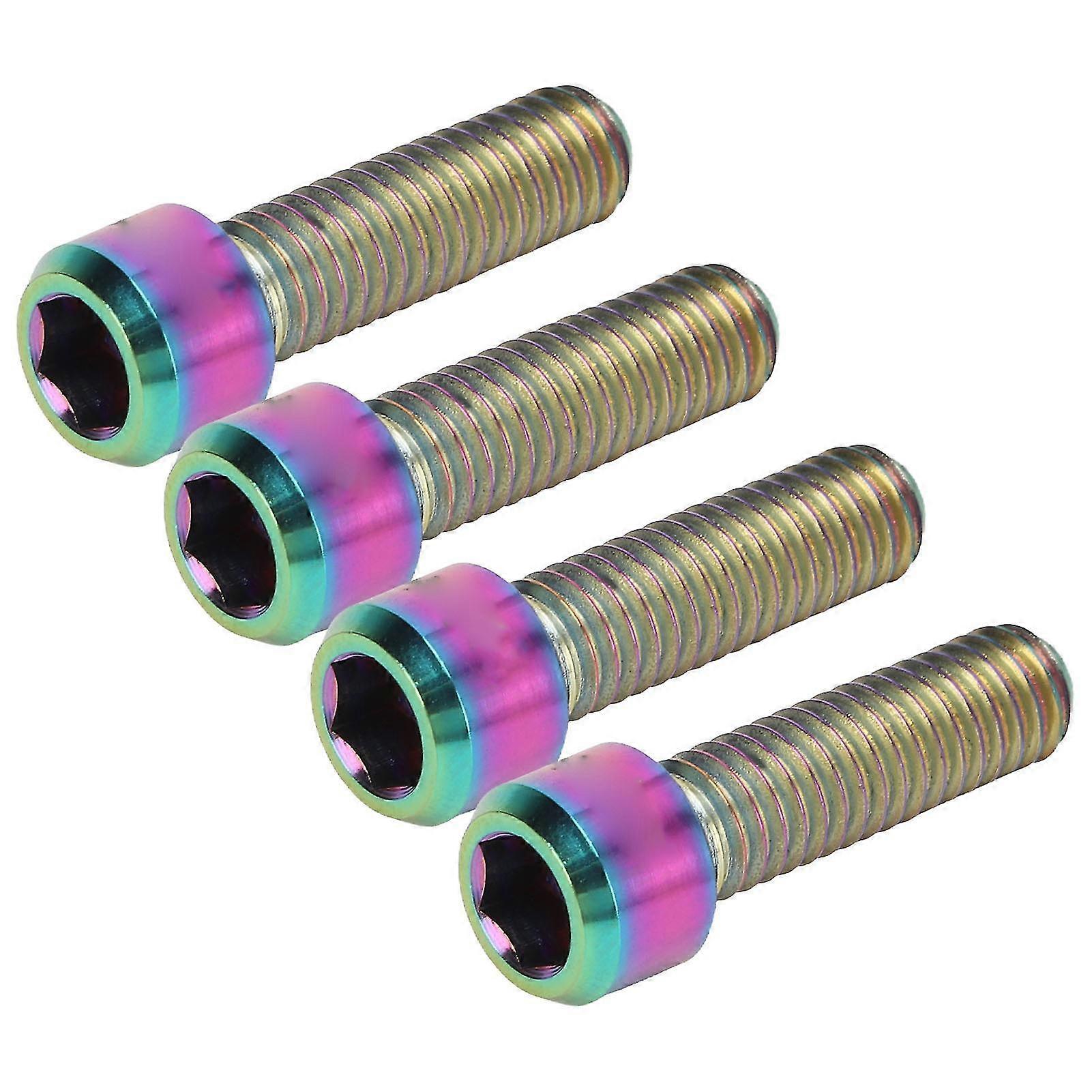 RISK Titanium Alloy M6 X 20mm Disc Brake Caliper Fixed Screw for ...