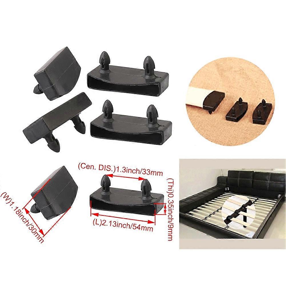 50pcs Bed Slat Plastic Middle Replacement Wooden Bed Slat Middle Or End ...