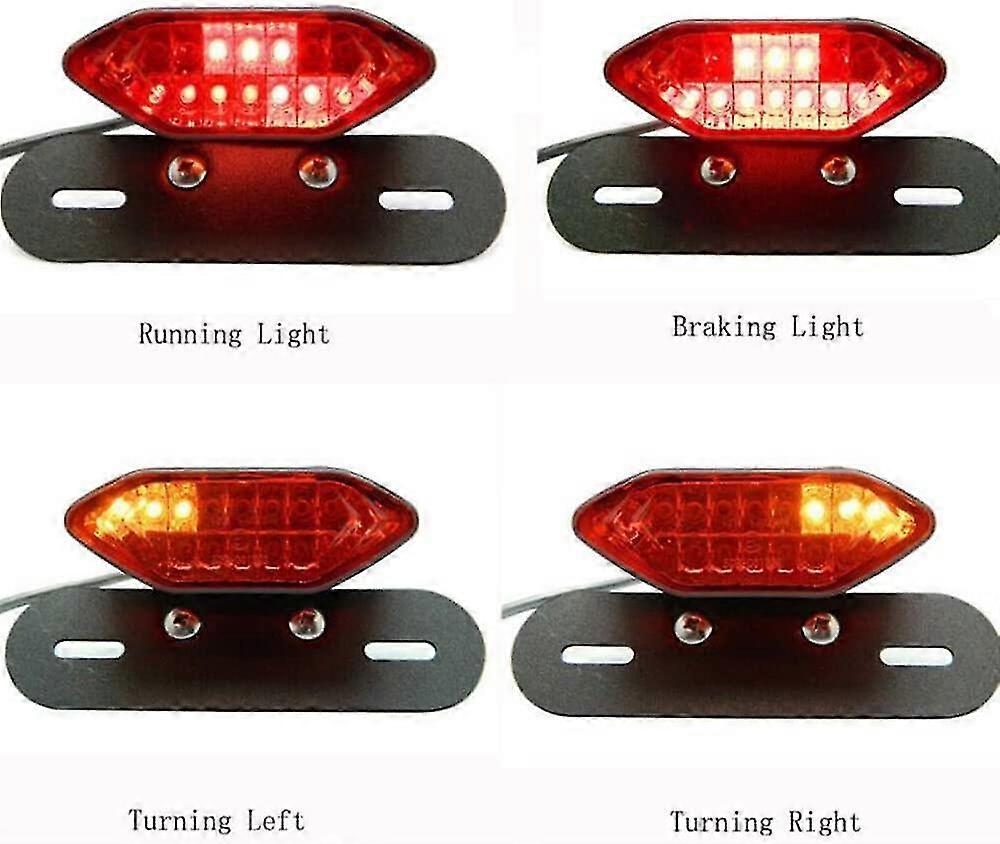 Rear Light Rear Trailer Light Universal Motorcycle Parking Brake Signal ...