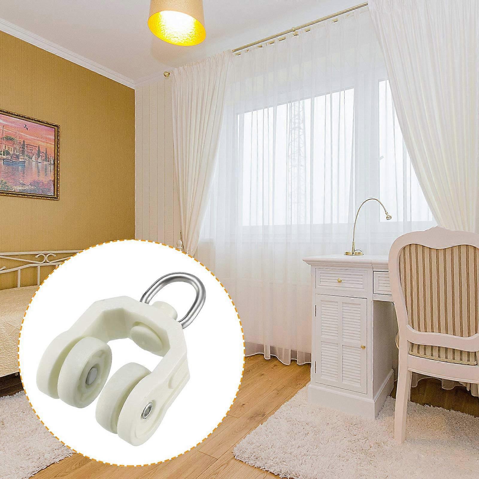 Ceiling Curtain Track Flexible Bendable Curtain Track Rollers Plastic ...