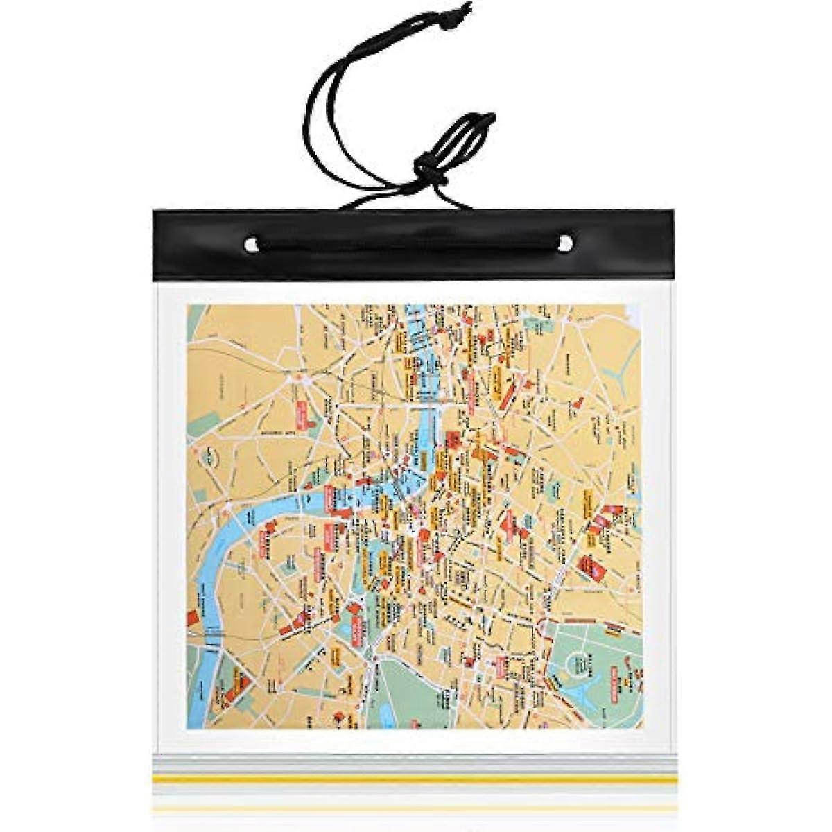 Sumind Waterproof Map Case Clear Map Holder Waterproof Walking A4 Map ...