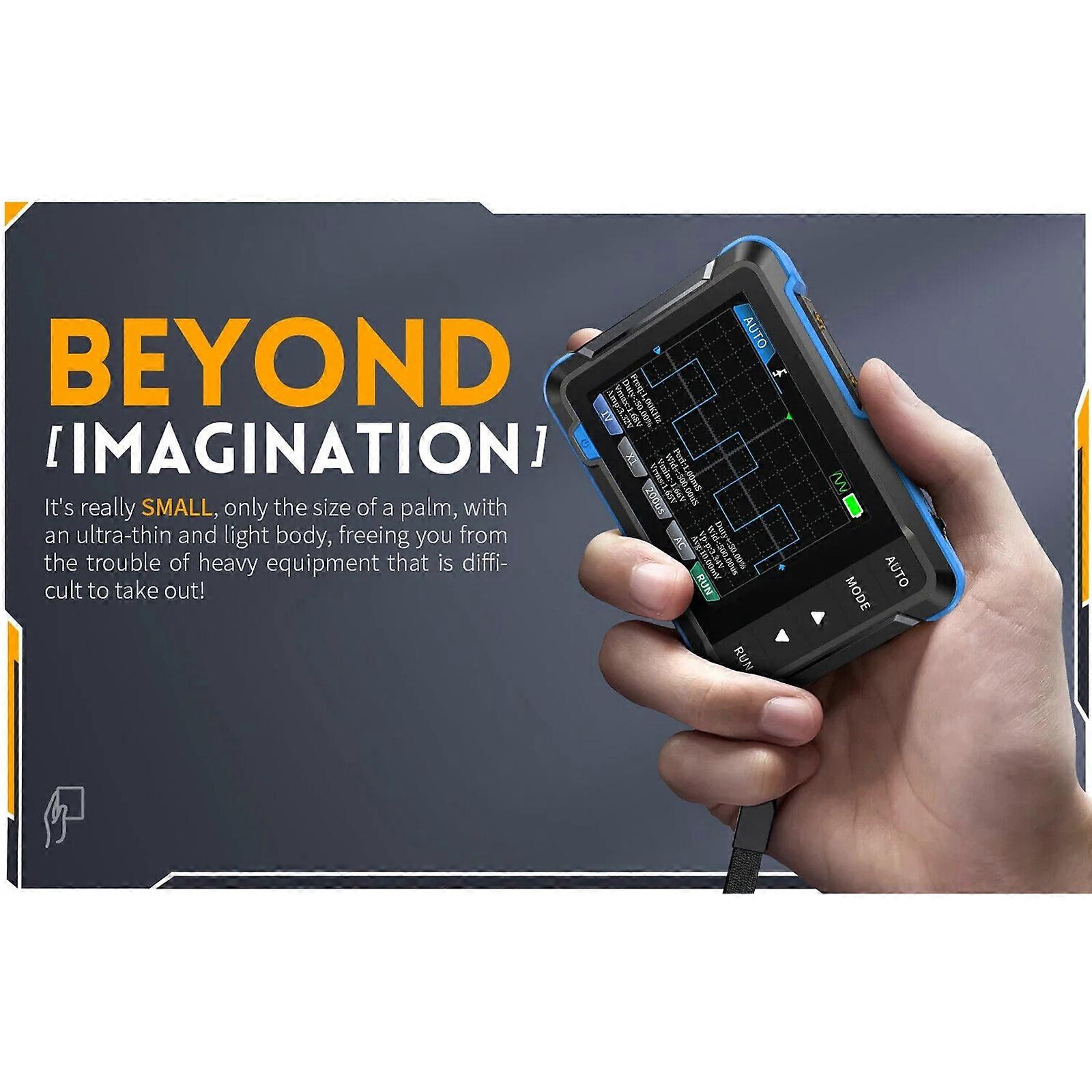 FNIRSI DSO153 2-in-1 Digital Oscilloscope & Signal Generator 1MHz ...