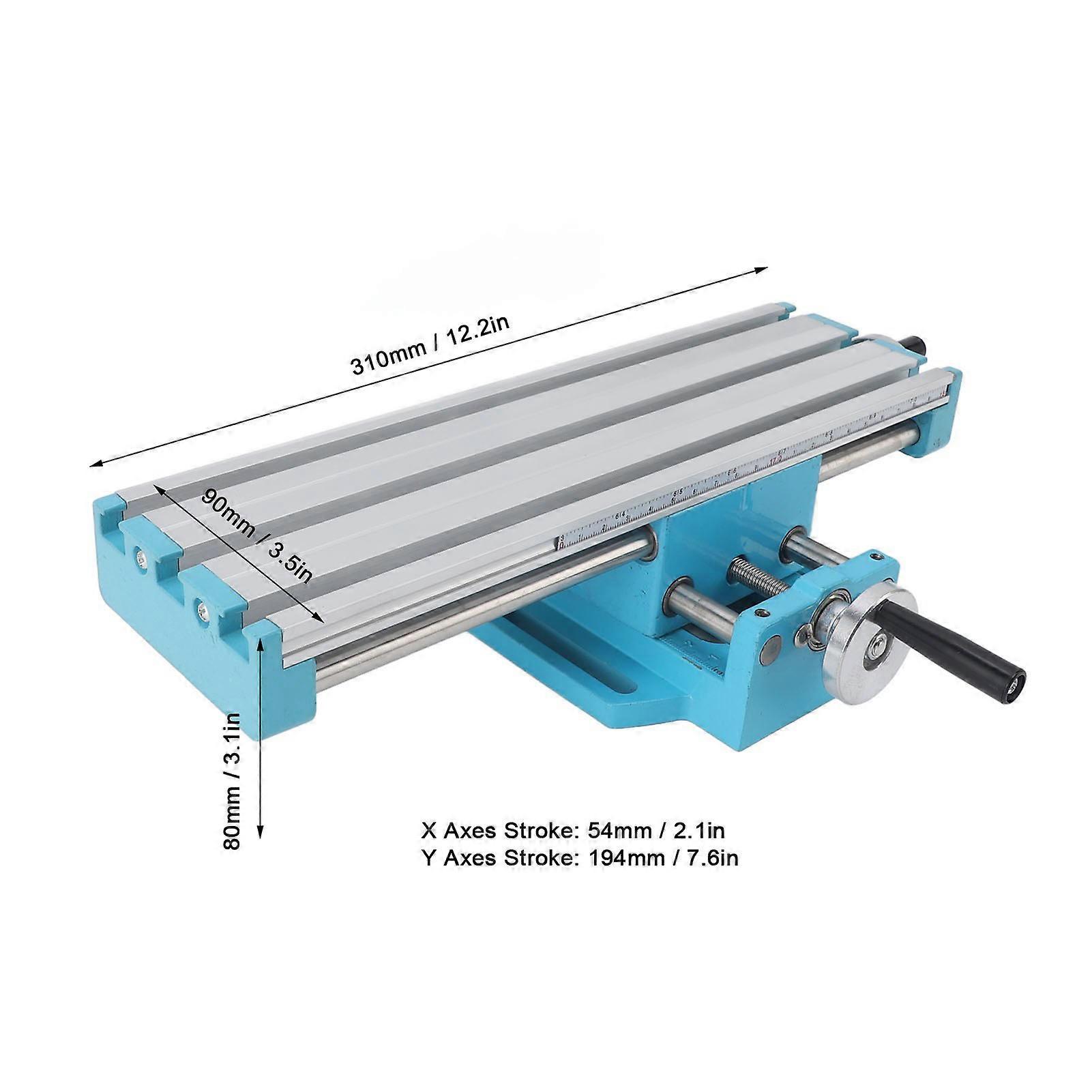 Mini Bench Drill Workbench Aluminum Alloy Multifunctional Cross Slide ...