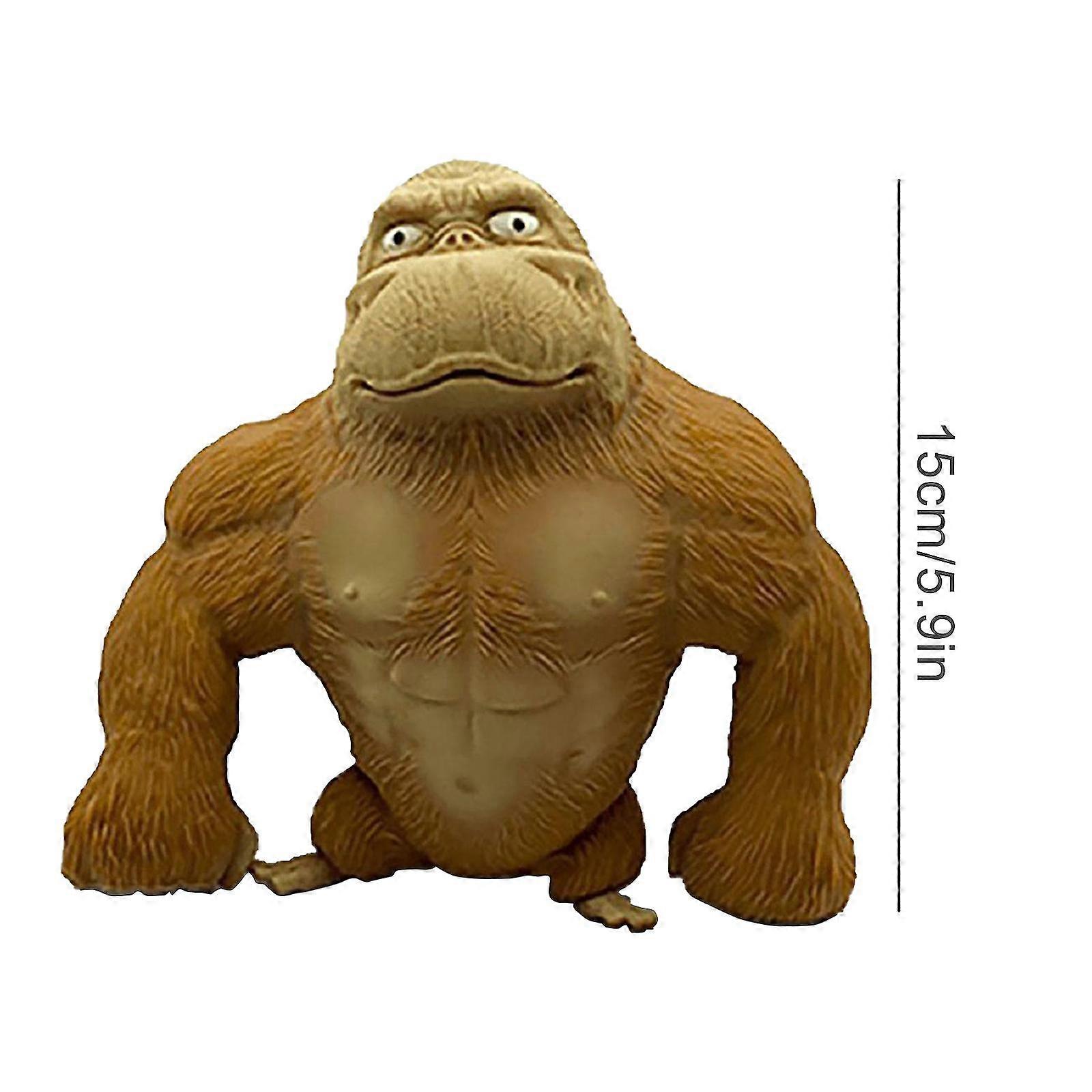 Squishy Monkey Anime Figurine Latex Monkey Gorilla Toy Jungle Animal ...