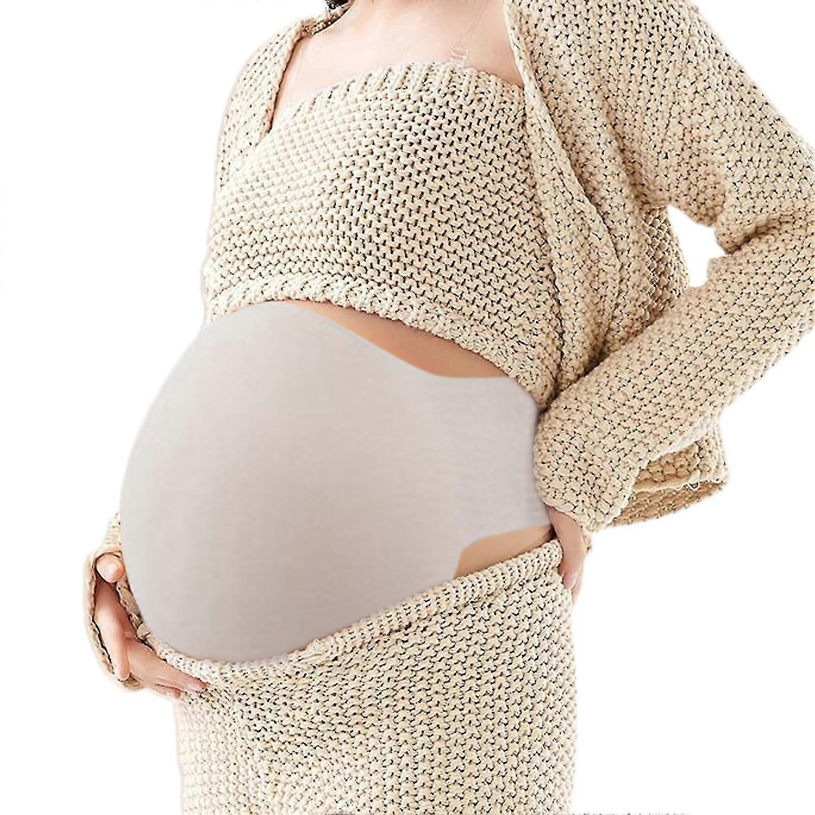 Lightweight Lifelike Fake Pregnant Belly For 2-10 Months Bump Memory ...