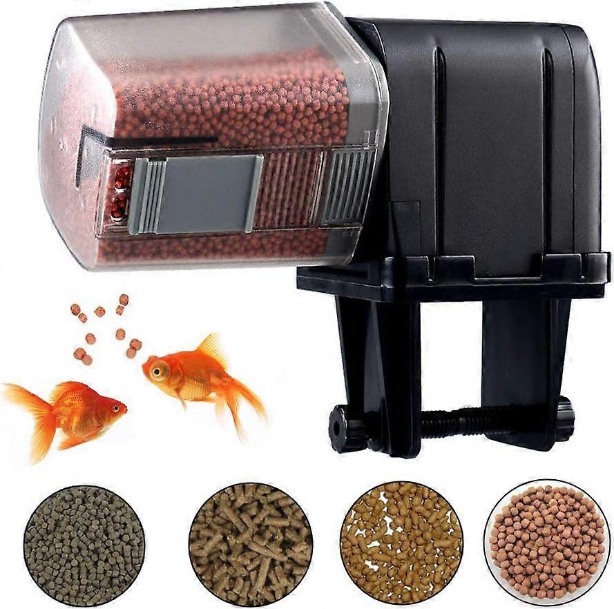 Automatic Fish Feeder, Timeable Fish Food Dispenser, Aquarium Feeder ...
