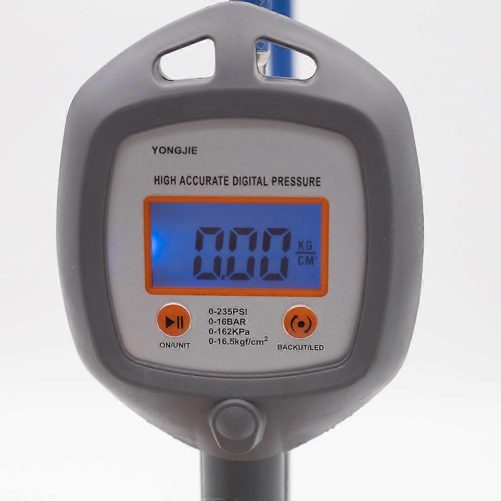 16Bar 220psi Digital Tire Pressure Gauge Inflator Gun With Hose Air ...