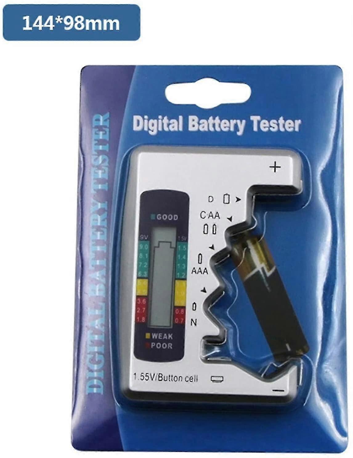Digital Battery Tester, Universal Digital Lcd Battery Tester | Fruugo UK