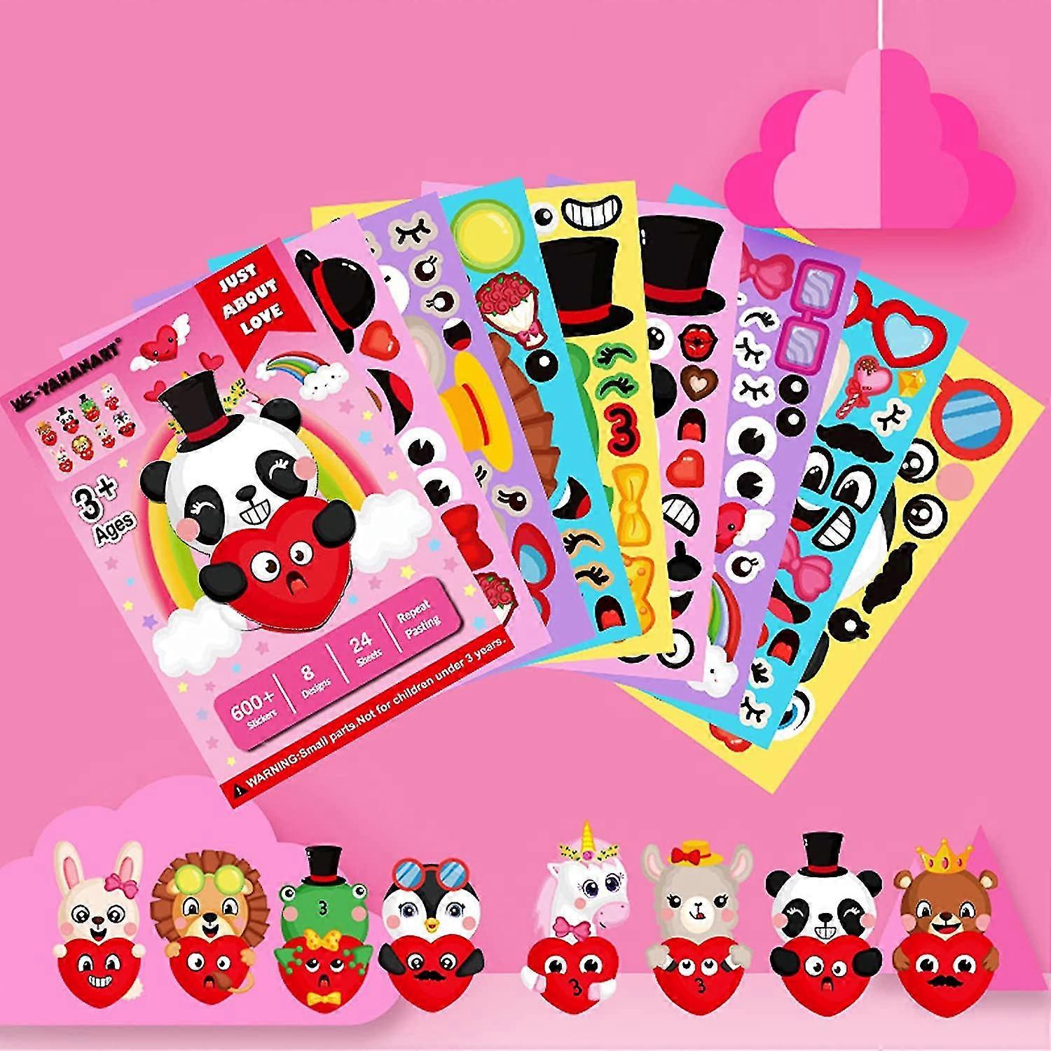 Stickers Different Sticker Patterns for Kids - Mix and match animal ...