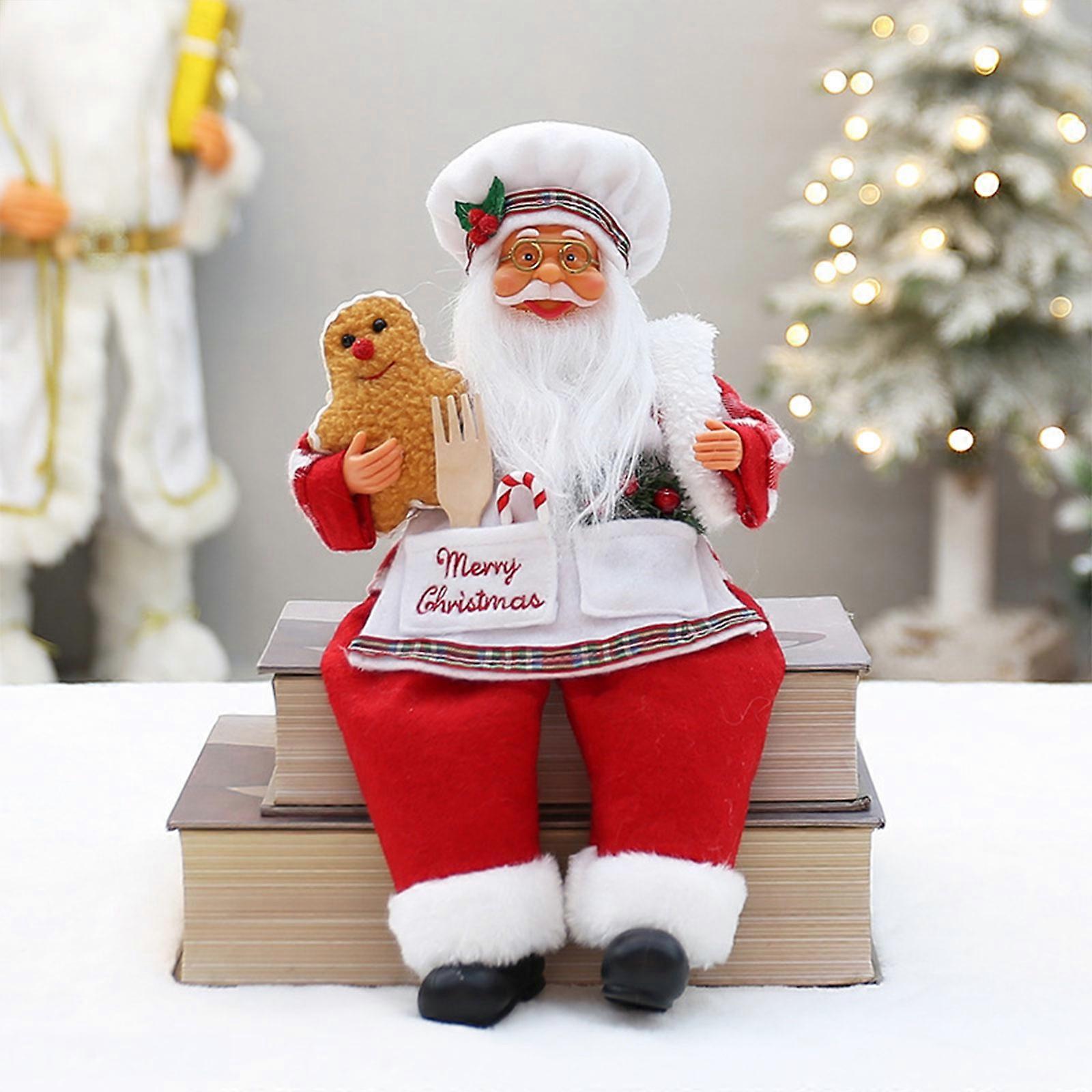 Decorative Holiday Cook Santa Ornament Eye Catching Cook Santa ...