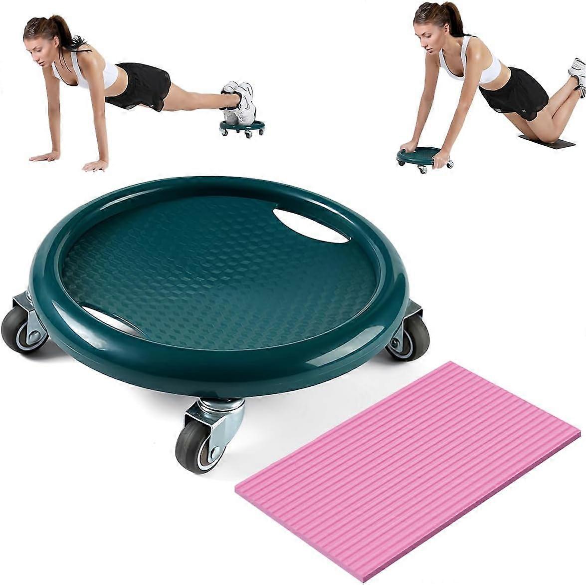 Ab Roller Wheel, Women's Multifunctional Abdominal Wheel Board with Mat ...