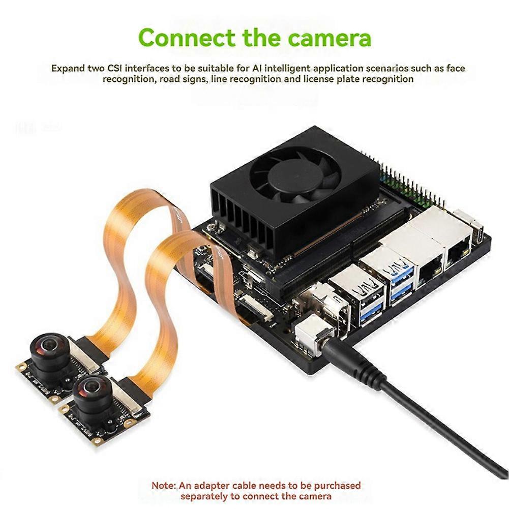 For Jetson Orin Nano/NX Super Dual Ethernet Port Base Board 4K HD ...