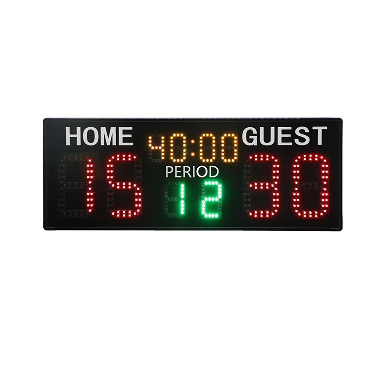 Electronic Scoreboard Bright LED Scoreboard for Soccer Sports Indoor ...