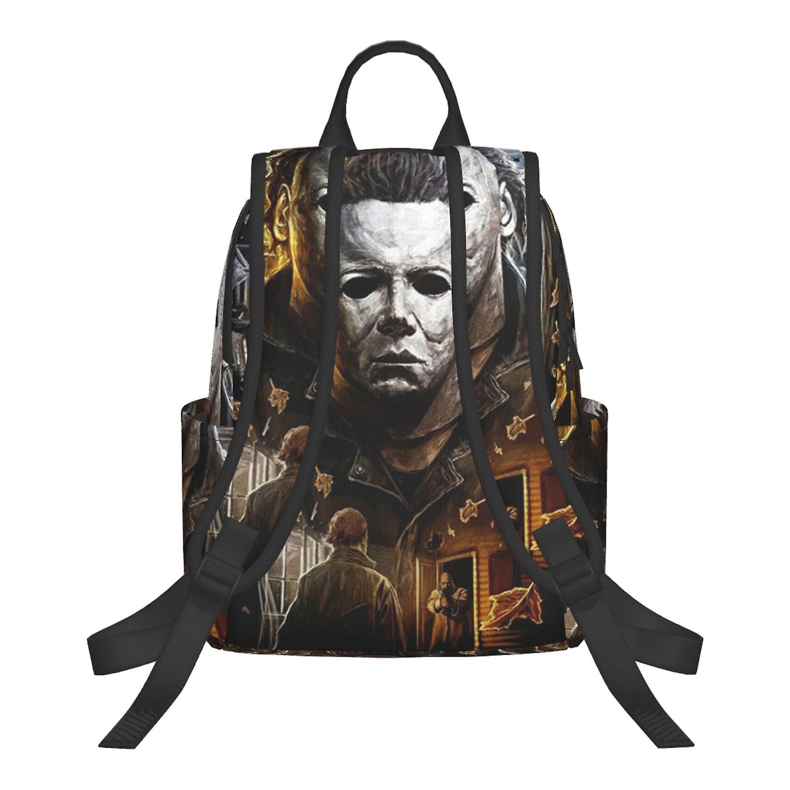 Halloween Movie Michael Myers Lightweight Backpack Student Bookbag ...