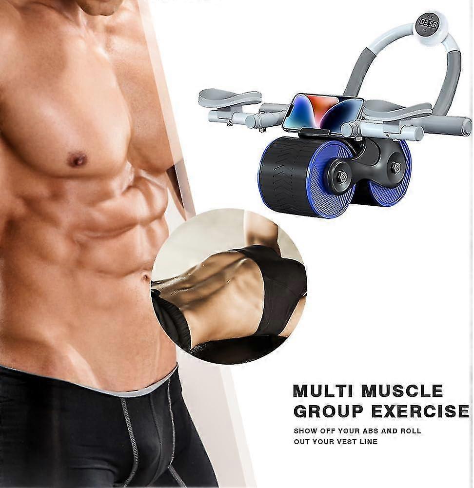 Automatic Rebound Abdominal Wheel Ab Roller Wheel,4d Ab Roller With ...