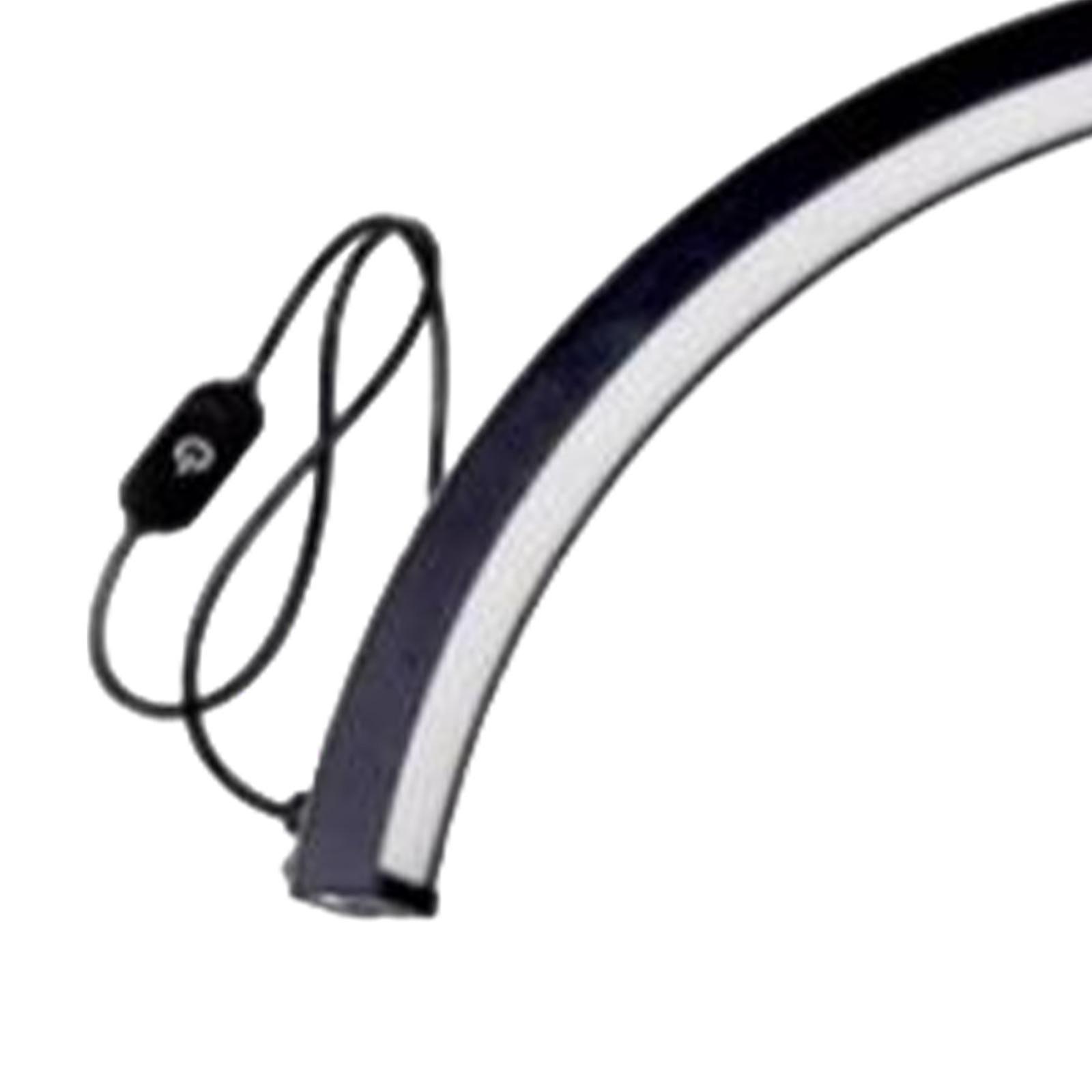 Half Moon Light UK Adapter Portable Nail Table Lamp for Eyebrows Nails ...