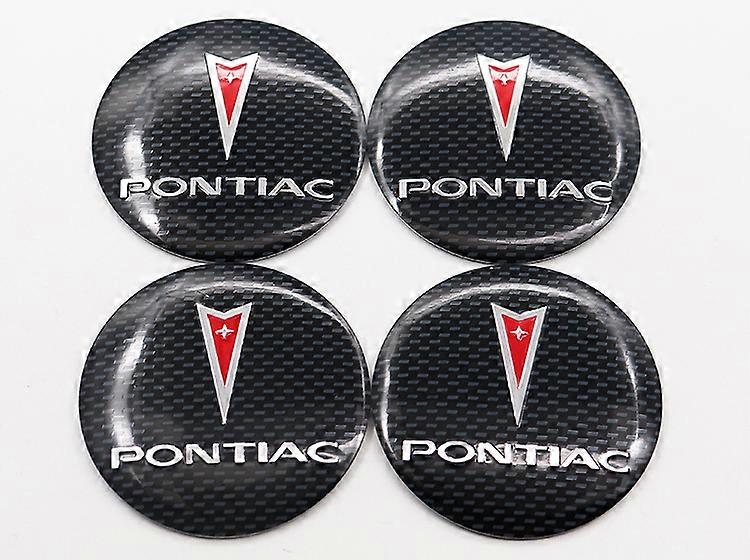 4pcs 56mm 60mm Pontiac Logo Car Emblem Wheel Center Hub Cap Auto Rim ...