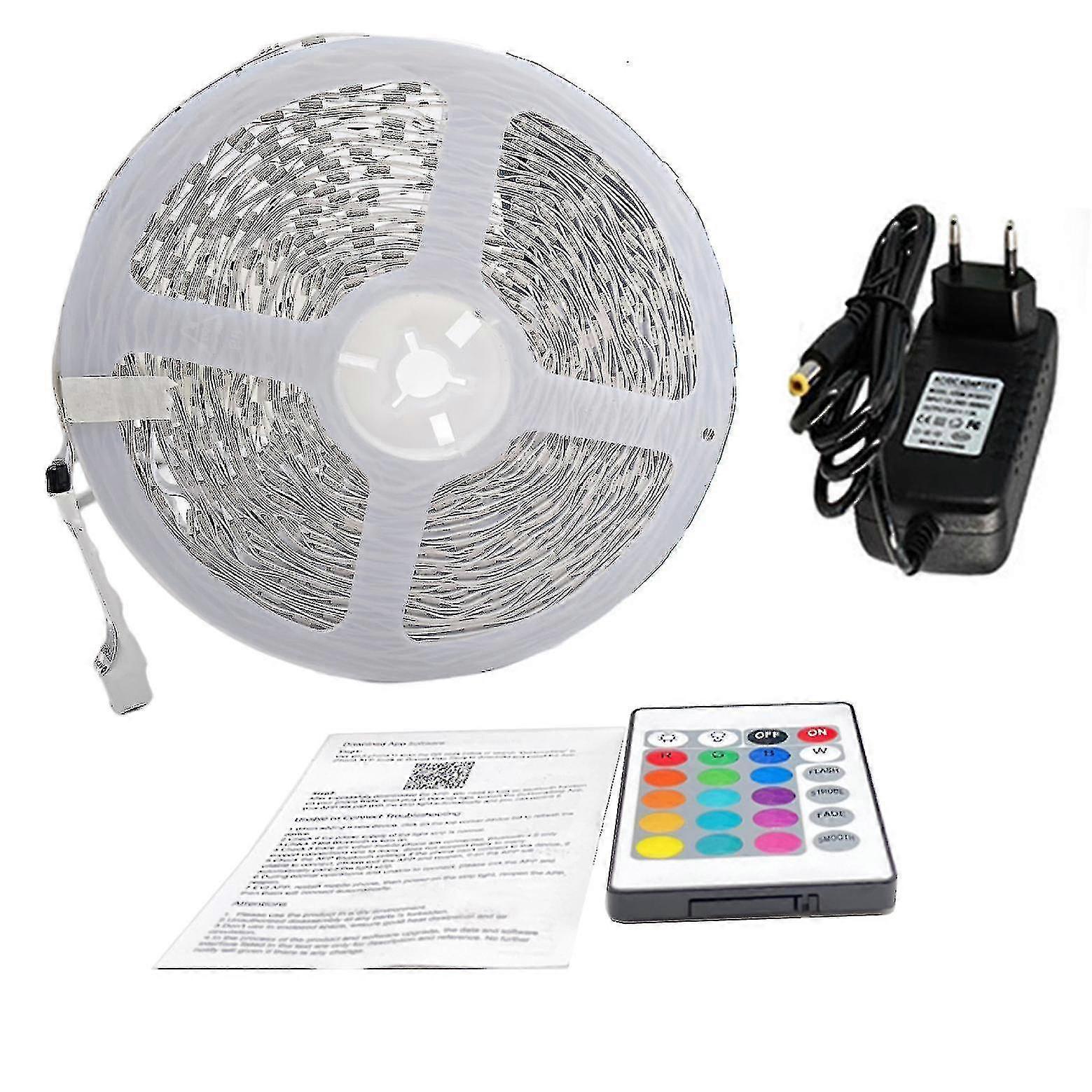 Bluetooth Led Strips 15 Meters - Rgb Lighting With Remote Control Smd ...