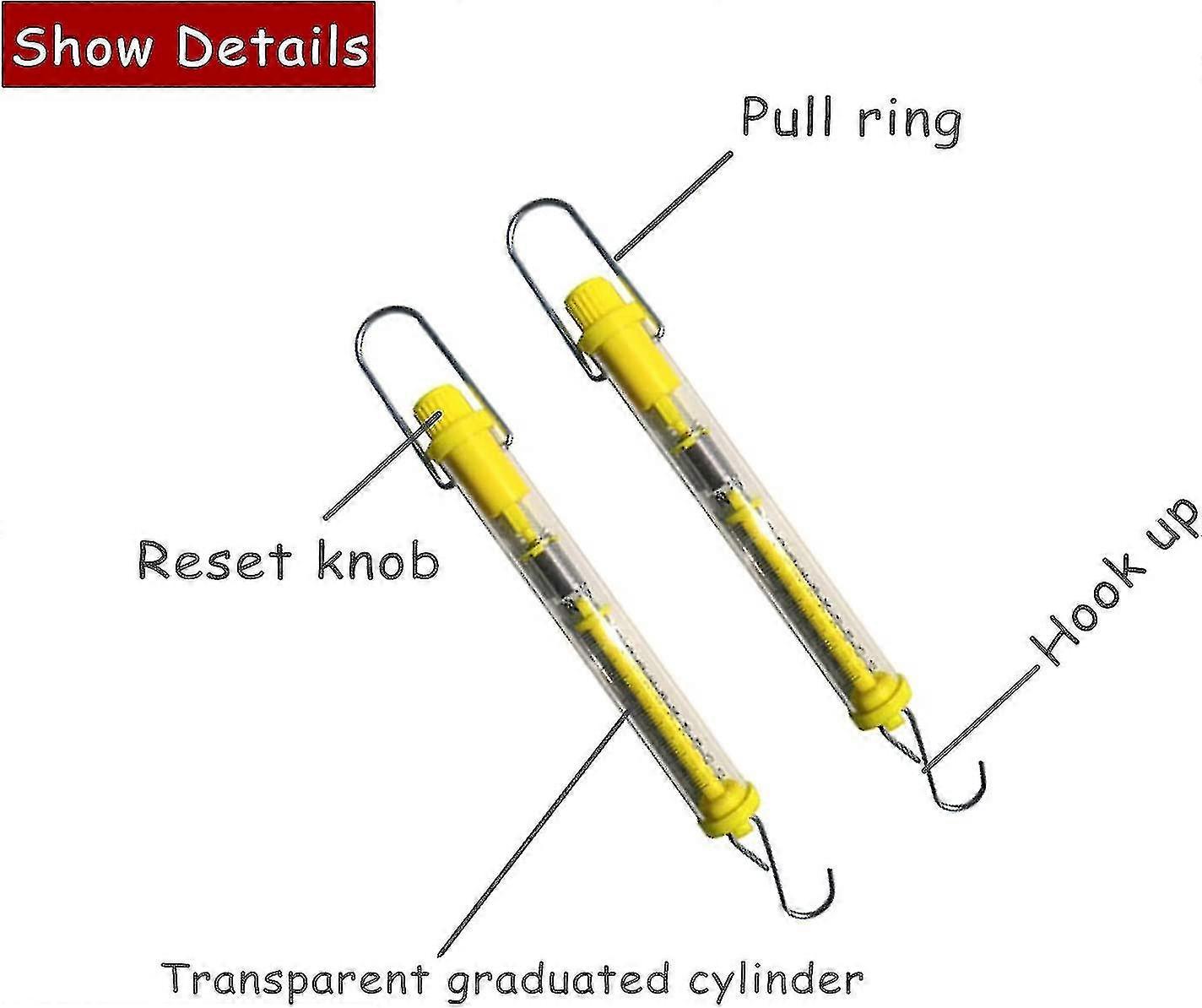 2024 2pcs Spring Scale, Dynamometric Spring Scale, Newton Force Meter ...