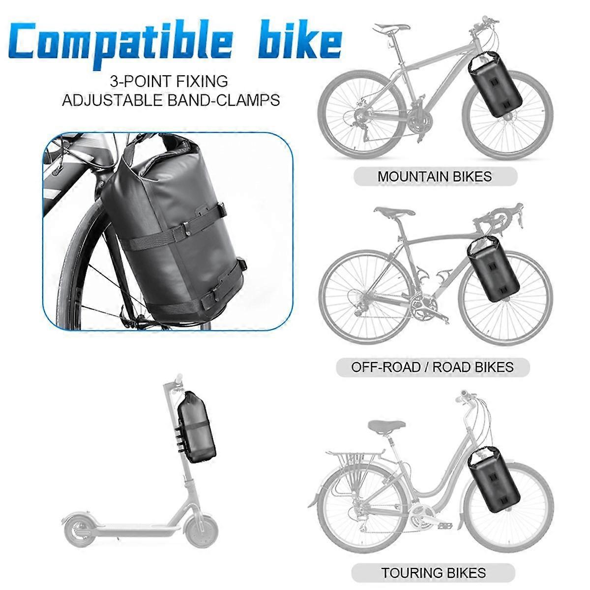 Bicycle Front Fork Shelf with Metal Bike Fork Bag Road Cycling Racks ...