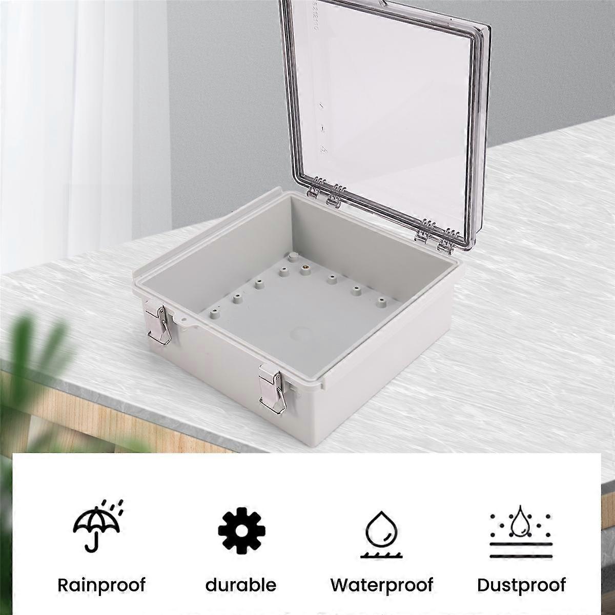 Clear Electrical Enclosure Box Outdoor Plastic Junction Box ...