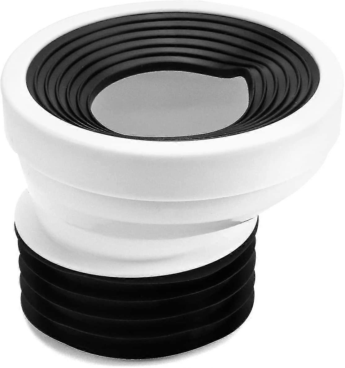 100mm Toilet Offset Pan Connector Pvc Waste Pipe Connector | Fruugo UK