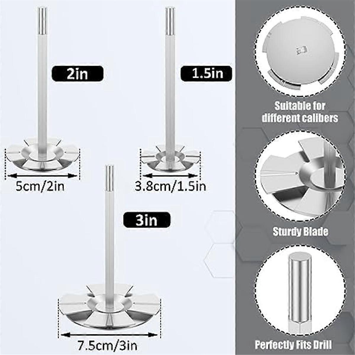 3Pcs PVC Fitting Socket Saver, Sturdy Plumbing Fitting Saver for 1/2Inch Variable Speed Power ...
