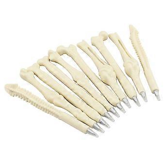 20 Pcs Ballpoint Pens Black Bone Finger Pen Bone Nurse Doctor Pen ...