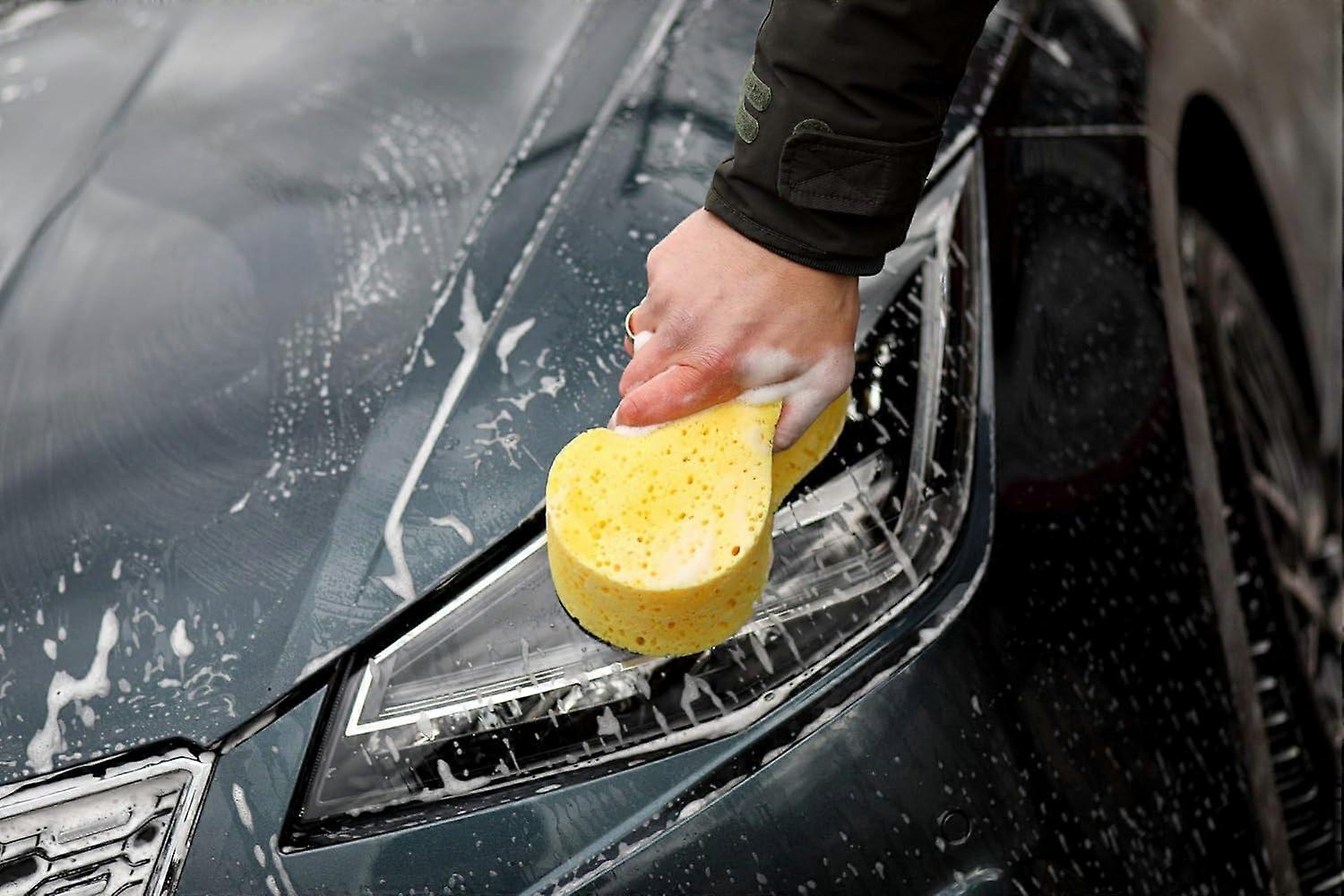 Car Sponges 3-Pack - Non-stick paint, non-scratch, absorbent, easy dirt ...