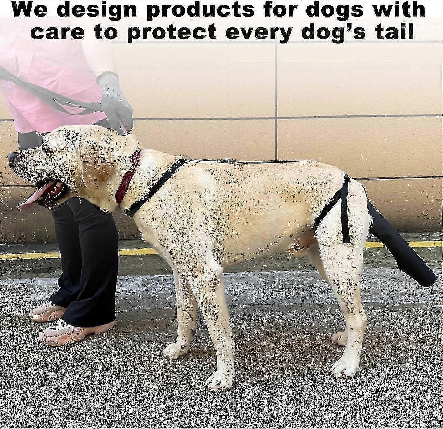 Dog Tail Protector, Dog Tail Guard Dog Tail Cover for Wounds Black Dog ...