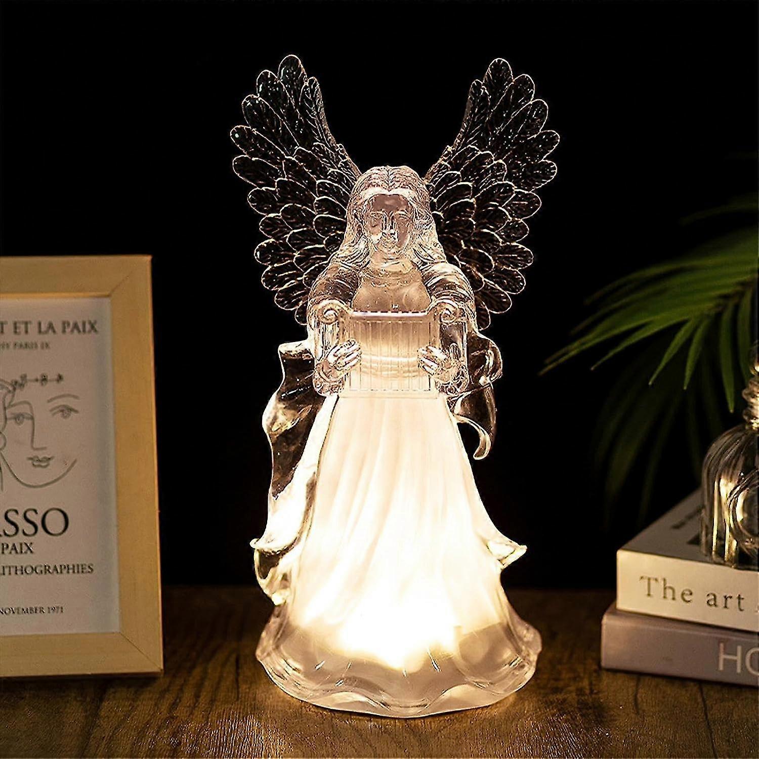 Angel Night Light For Kids, 3d Child Desktop Lights Battery-operated ...