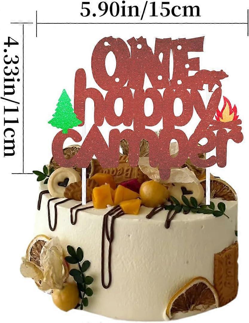 32PCS Camping Themed Party Decorations, Happy Camper Party Hanging ...