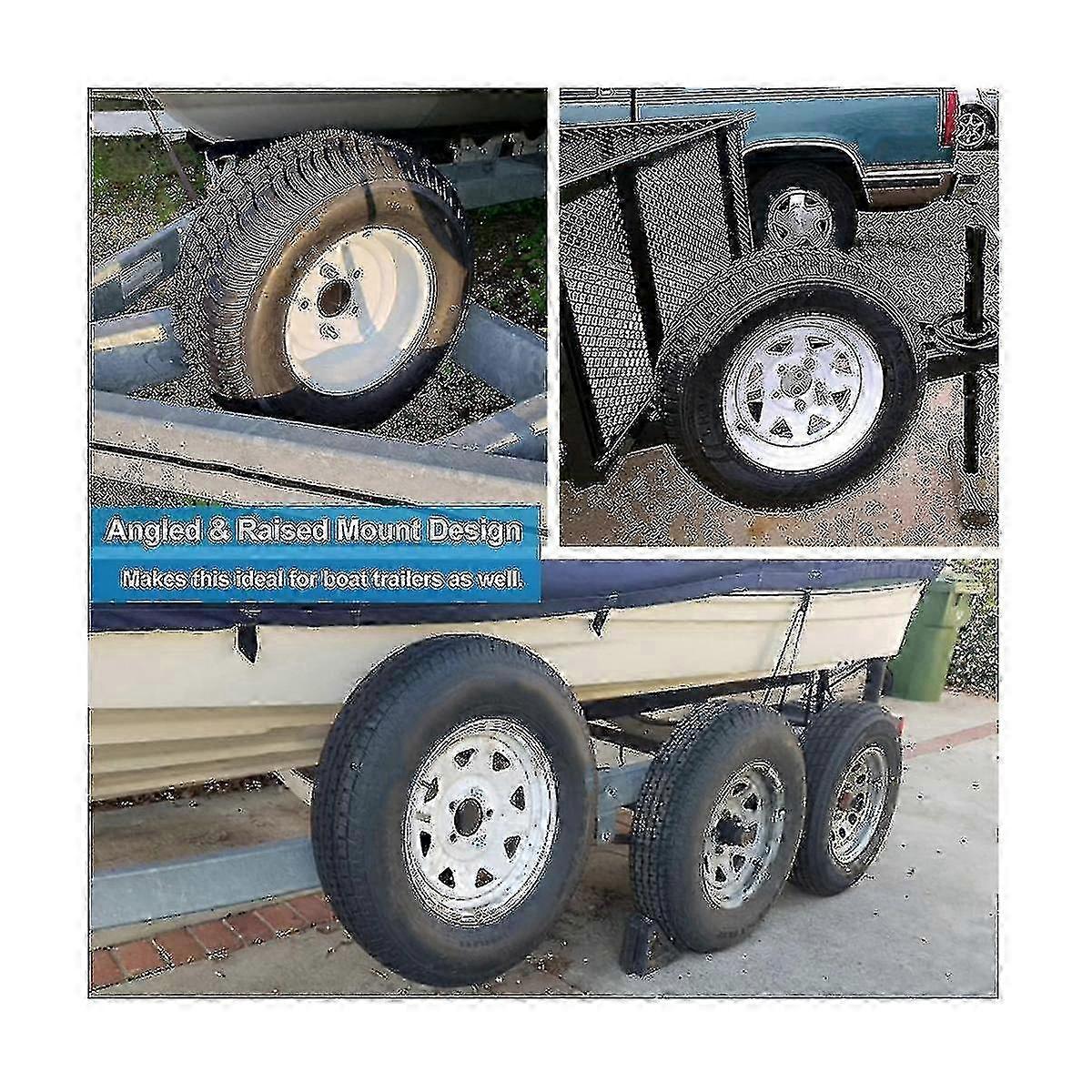 Trailer Spare Tire Stent Trailer Tire Bracket Wheel Bracket Spare Tire ...