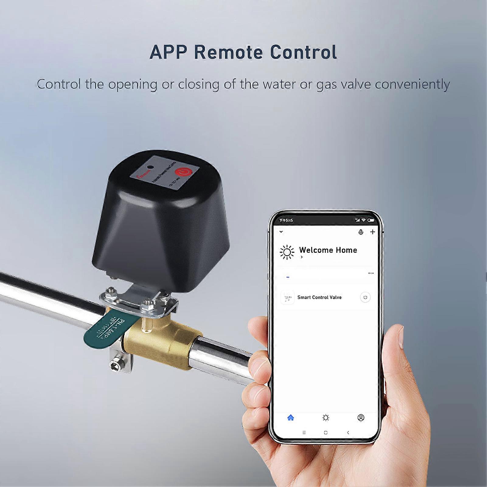 Tuya Wi-Fi Smart Water Valve for Lever Switch Electric Gas Valve ...