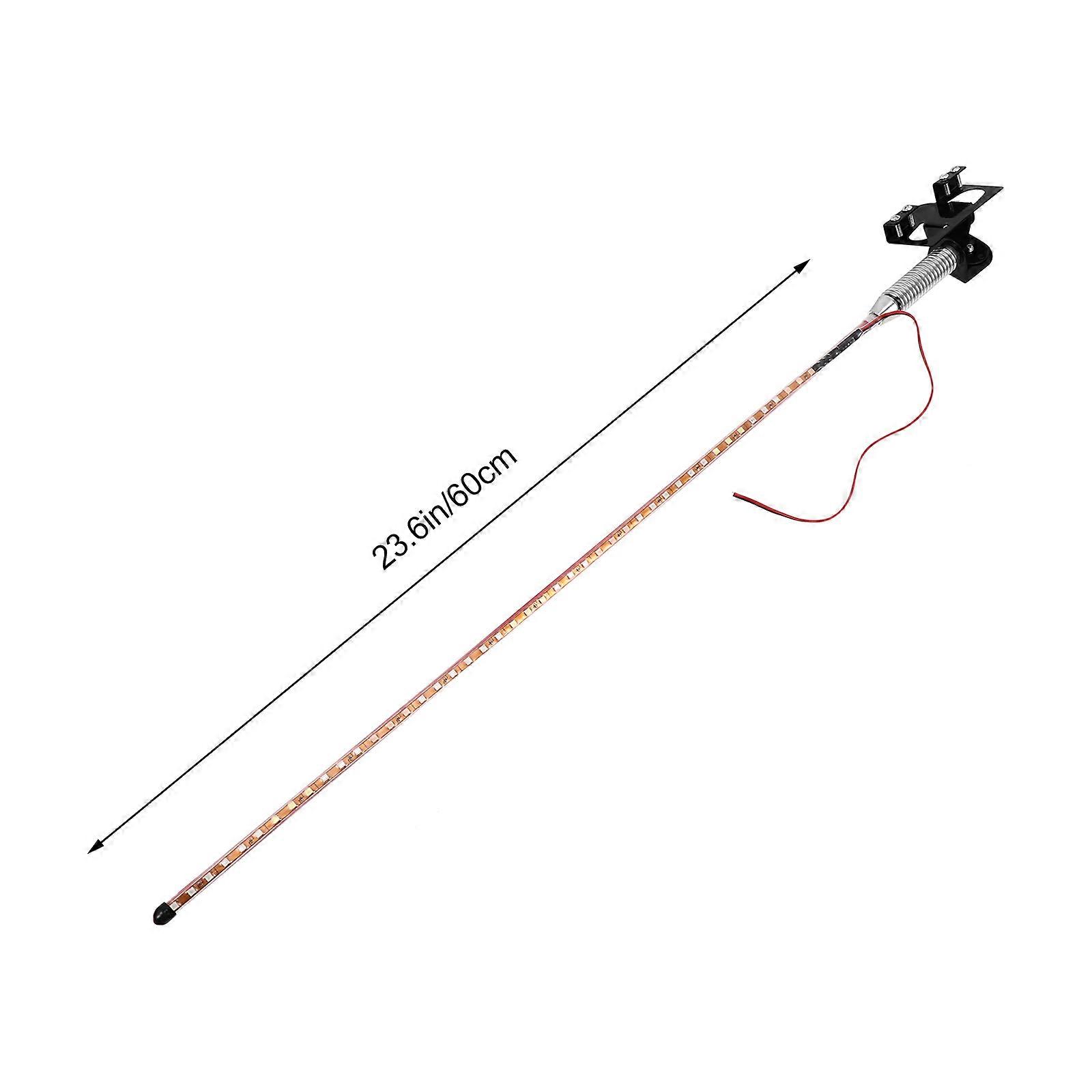 60CM 12V Car LED Whip Lights Truck Running Streamer Light LED Antenna ...
