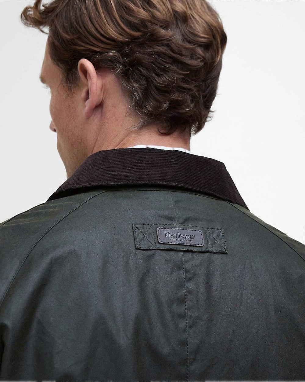 Barbour Barbour Halton Mens Wax Jacket | Fruugo AU