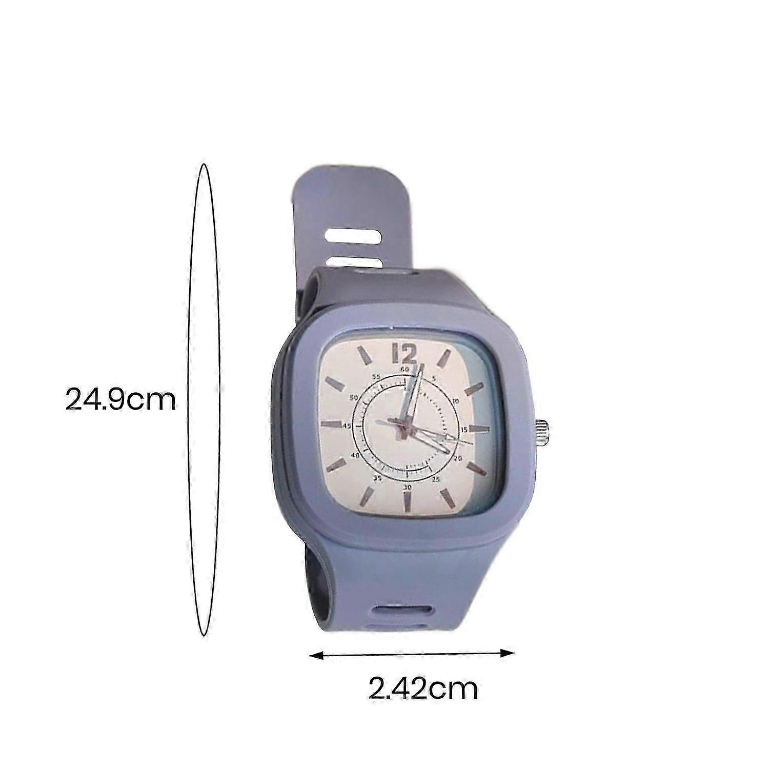 Women Watch Japanese Style Adjustable Plastic Strap Square Dial Quartz ...